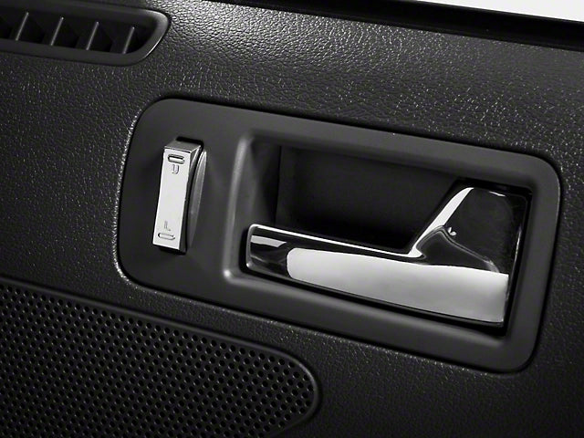 2005-2014 Modern Billet Lock Switch Covers; Chrome – Modify My Stang