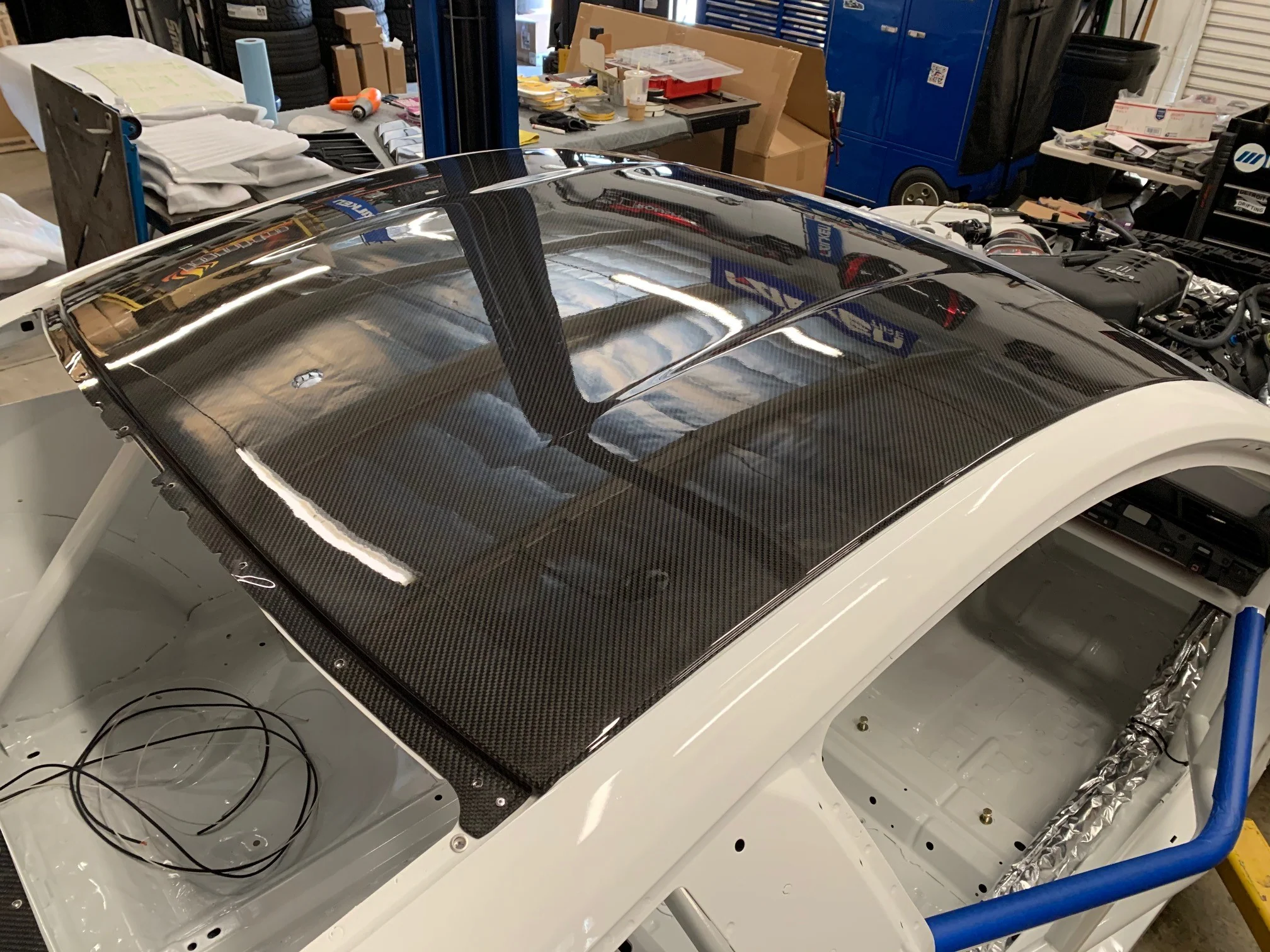 2015-2025 Mustang Anderson Composites Dry Carbon Fiber Roof Replacemen ...